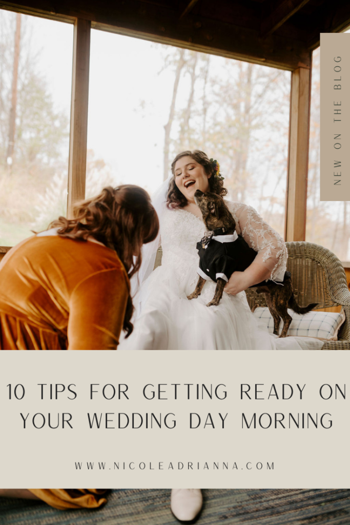 10 tips for getting ready on your wedding day morning