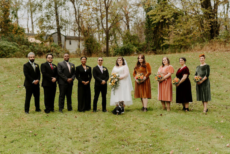 Beautiful Fall Wedding at Rustic Ridge View Farm - nicoleadrianna.com